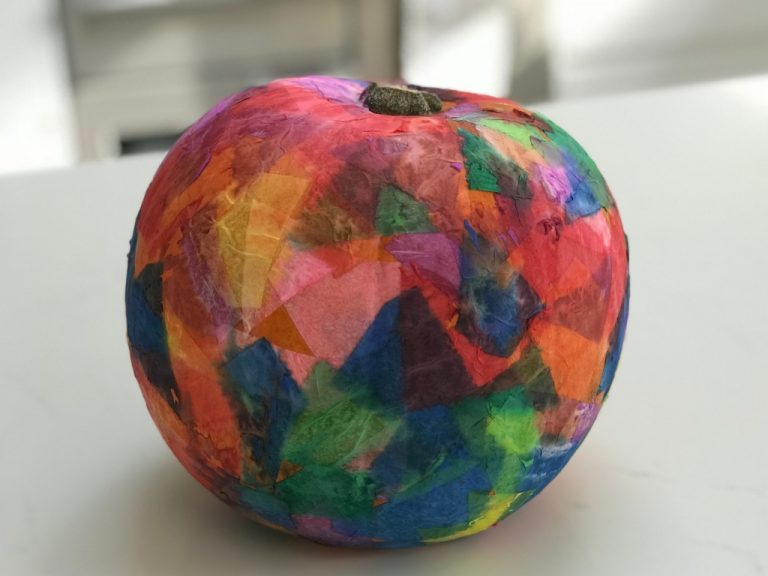 Tissue Paper Pumpkin Craft For Toddlers – DEVON MAMA